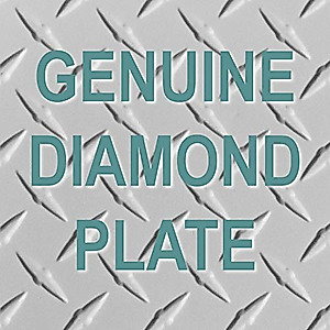 Wiremold Plugmold Tough 10-Outlet Power Strip with Circuit Breaker, Diamond Plate, 4 Feet(PM48TC)