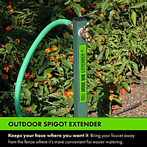 Yard Butler Hose Bib Extender - Easy to Use & Install Garden Watering Tool - Faucet Extender for Easy Lawn Care - Essential Gardening Supplies for Watering