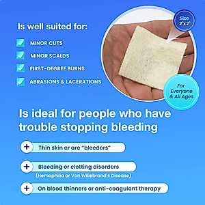 Stop Bleeding Quick Kit - First-aid with AllaQuix Stop Bleeding Gauze (Blood clotting Bandage) (Deluxe)…