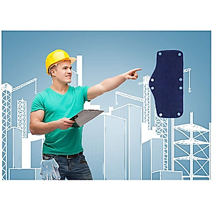 IPXEAD 6PCS Hard Hat Sweatband, Cotton Hard Hat Liner, Reusable hardhat sweatbands(Blue)