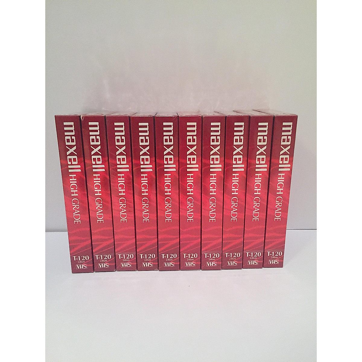 Maxell Video VHS Hg T120 10 Pack