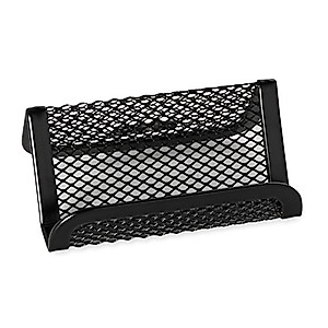 Rolodex Mesh Business Card Holder, Black (22251)