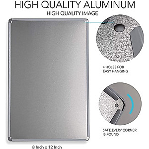 Metal sign - Titos Vodka Taster Poster Bar Wall Decor 8 X 12 Inch