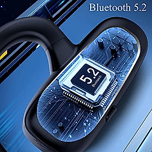 Fuixiut Open Ear Bluetooth Headphones Wireless Earbuds Bluetooth Earbuds Wireless Headphones Bluetooth Earphones Wireless Earphones (T8-Blue)