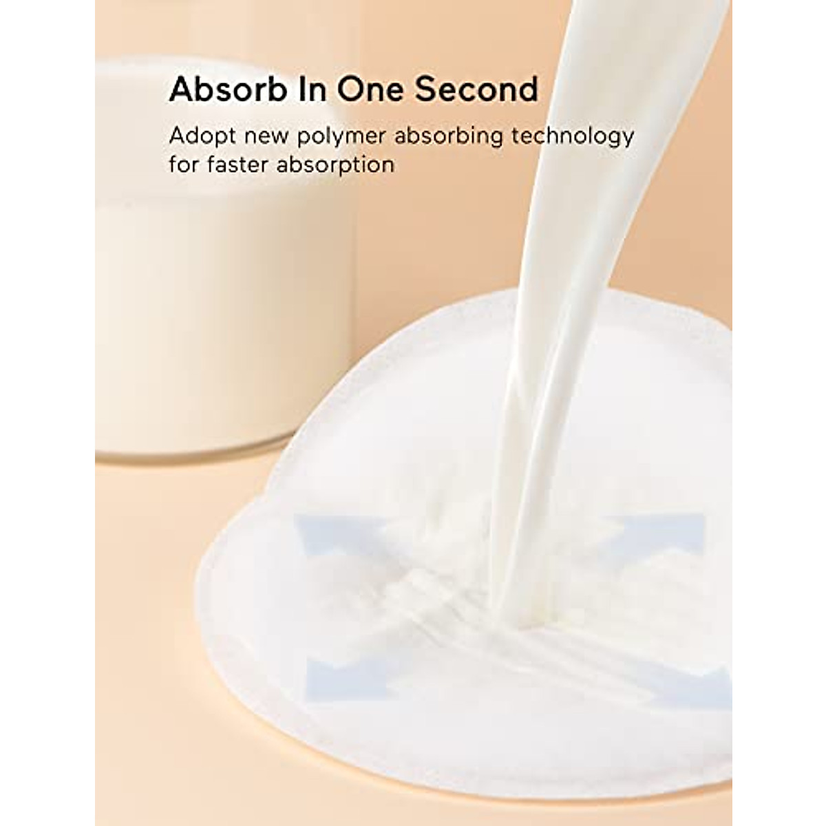 Momcozy Super Soft Nursing Pads Disposable, Fast Absorbent 120 Count Breast Pads for Breastfeeding, Extra Fit & Leak-Proof Nipple Pads, Portable