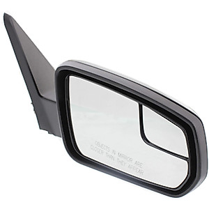 Kool Vue Driver & Passenger Side Power Mirrors for Ford Mustang 2011-2012 With Spotter Glass with 2 Caps