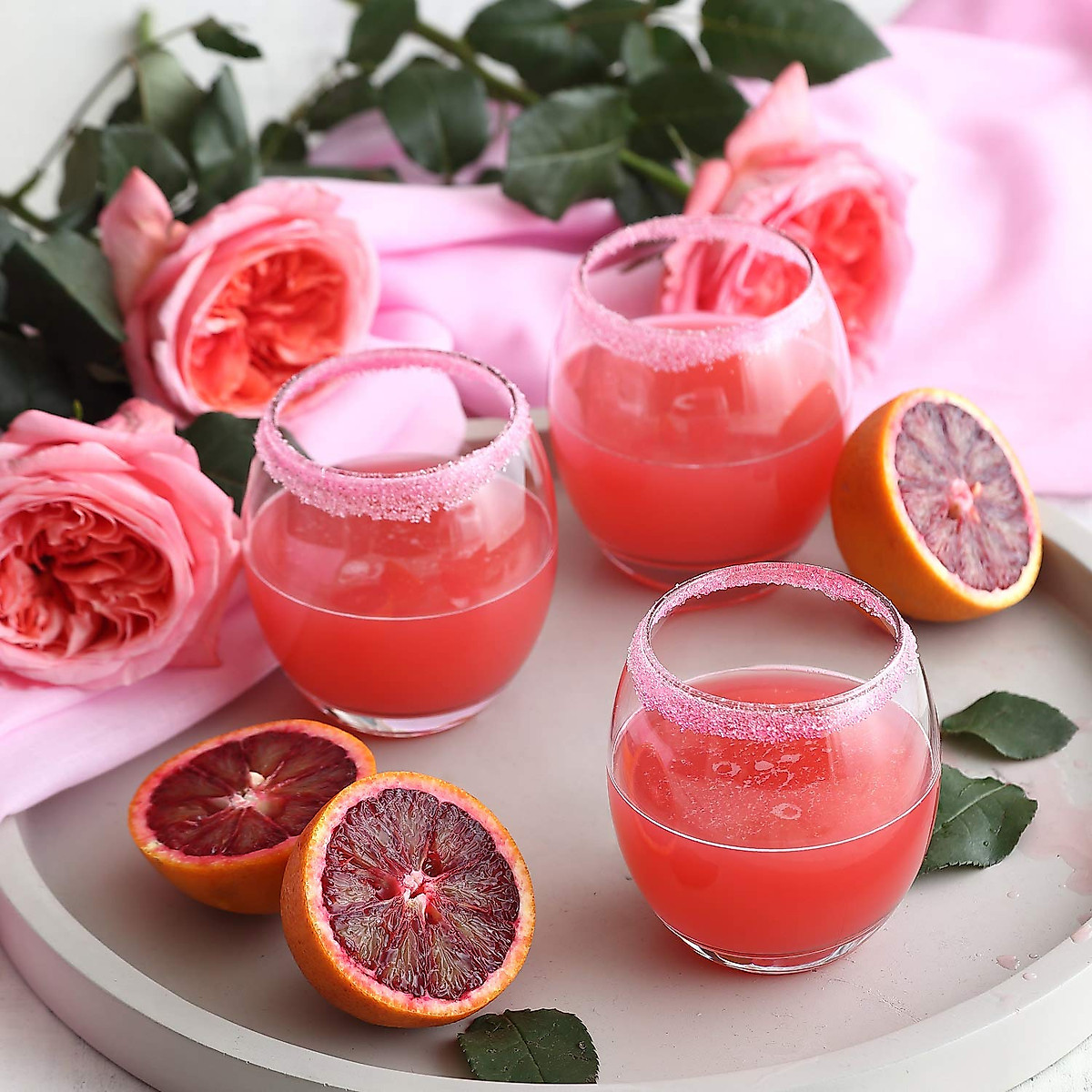 lav Highball Cocktail Glasses Set of 6 - Tall Drinking Glasses for Water, Cocktails, and Juice 17.25 oz - Modern Drinking Glasses for Home, Kitchen, Office - Clear Drinking Glasses