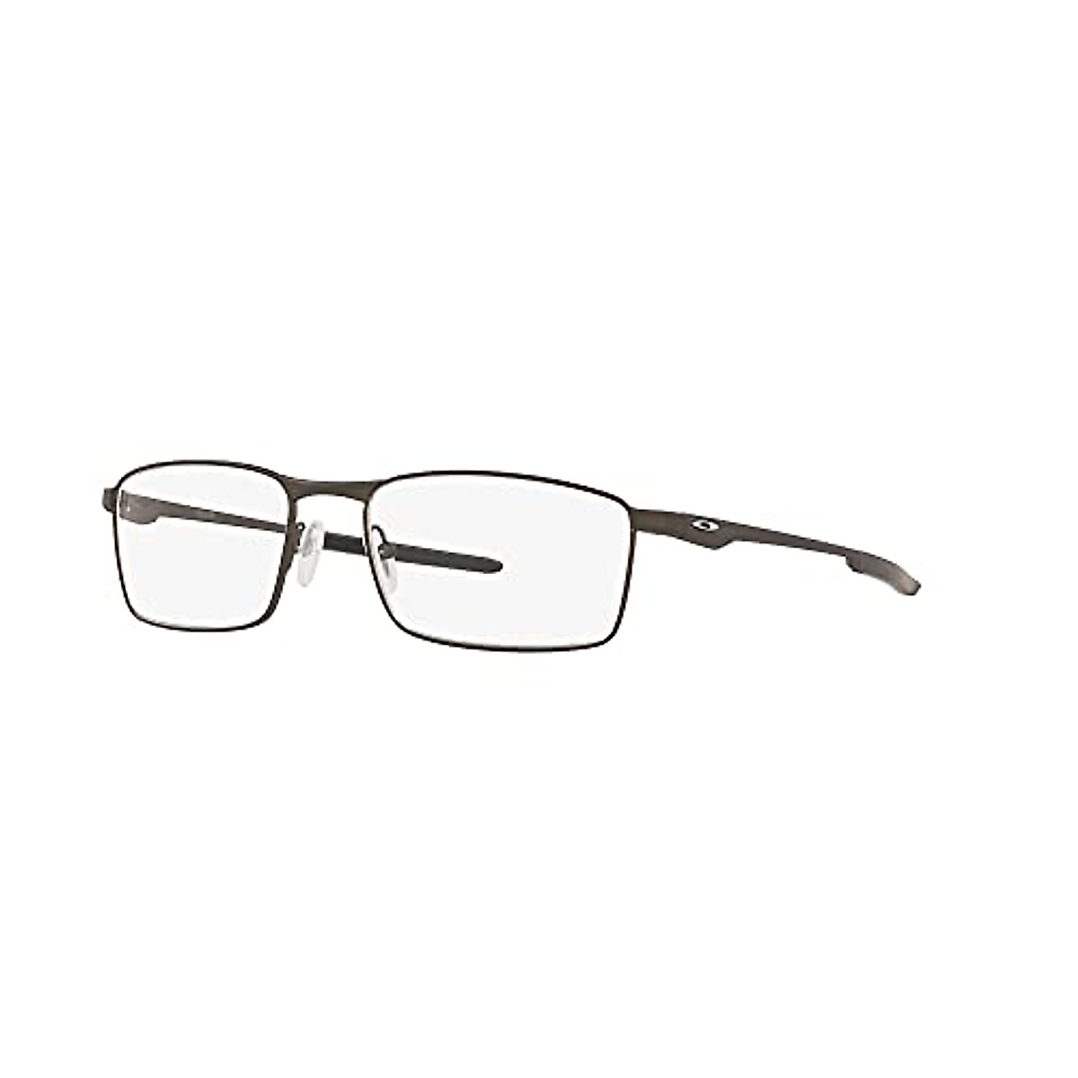 Oakley Men's Ox3227 Fuller Rectangular Prescription Eyeglass Frames, Satin Lead/Demo Lens, 55 mm