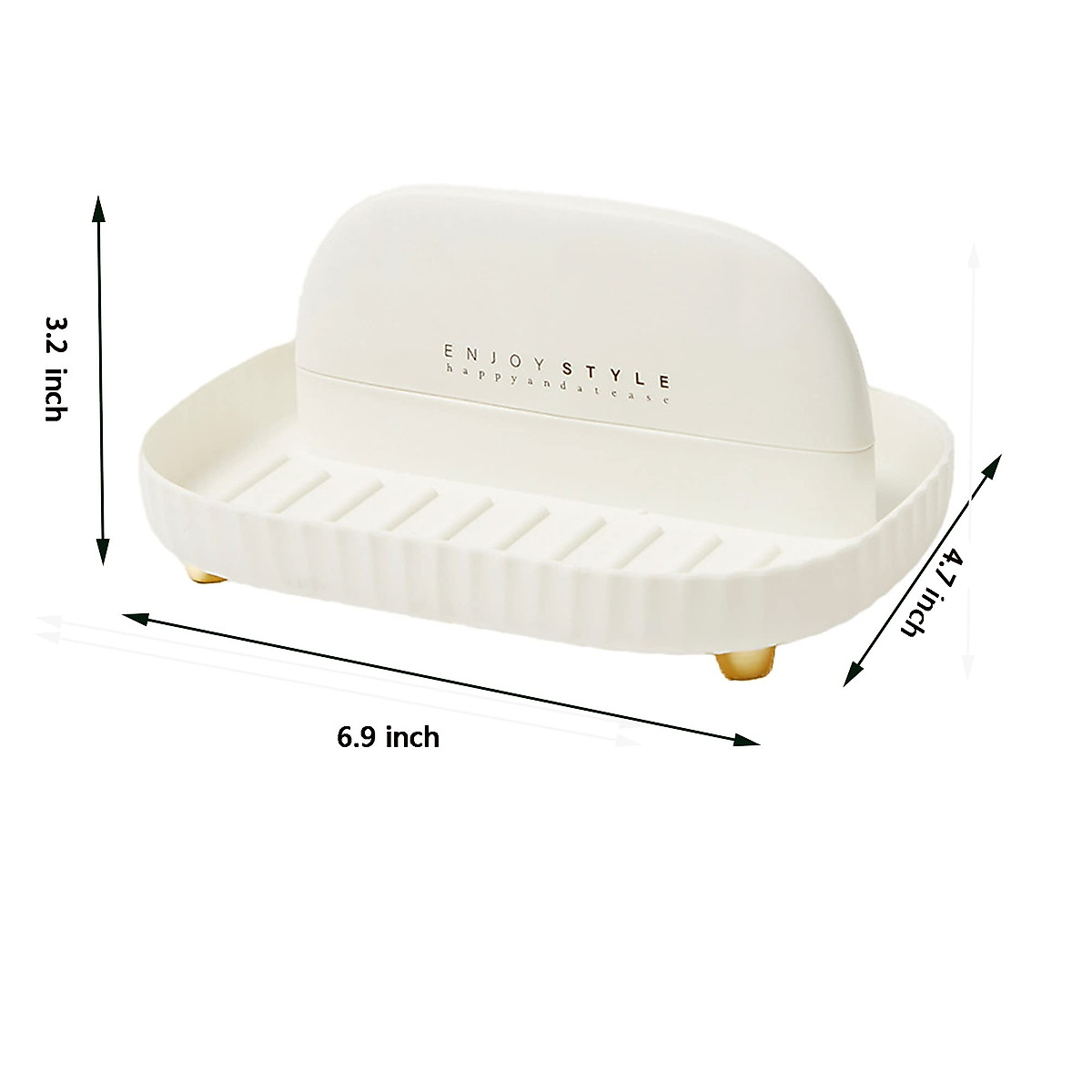 NJLJOM Spoon Rest For Stove Top, Pot Lid Holder for Kitchen Counter, Plastic Utensil Rest Cooking Ladle/Spatula/Grill Utensil Organizer (White)