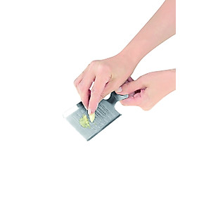 I GENIETTI Garlic and Spices Grater, Silver