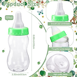 TrelaCo 82 Pcs Guess How Many Bears Baby Shower Game 1 Woodland Game Box 1 Baby Bottle 60 Guessing Cards 20 HB Pencils for Baby Shower Favors Games Gender Reveal