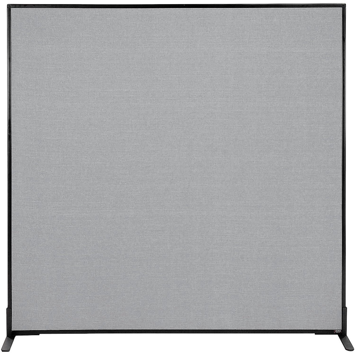 Global Industrial 60-1/4"W x 72" H Freestanding Office Partition Panel, Gray