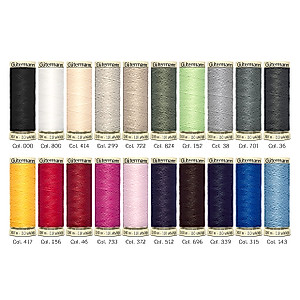 Gutermann Thread Set: Sew-All: 100m: Pack of 20, Assorted