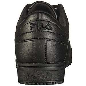 Fila womens Work Health Care Professional Shoe, Black/Black/Black, 8.5 US