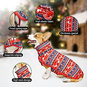 Dog Sweater Pullover Cold Weather Vest for Dogs Dog Sweatshirt Dog Jacket for Indoor and Outdoor Use
