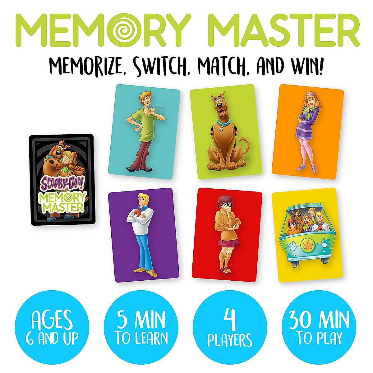 AQUARIUS - Scooby-Doo Memory Master Card Game