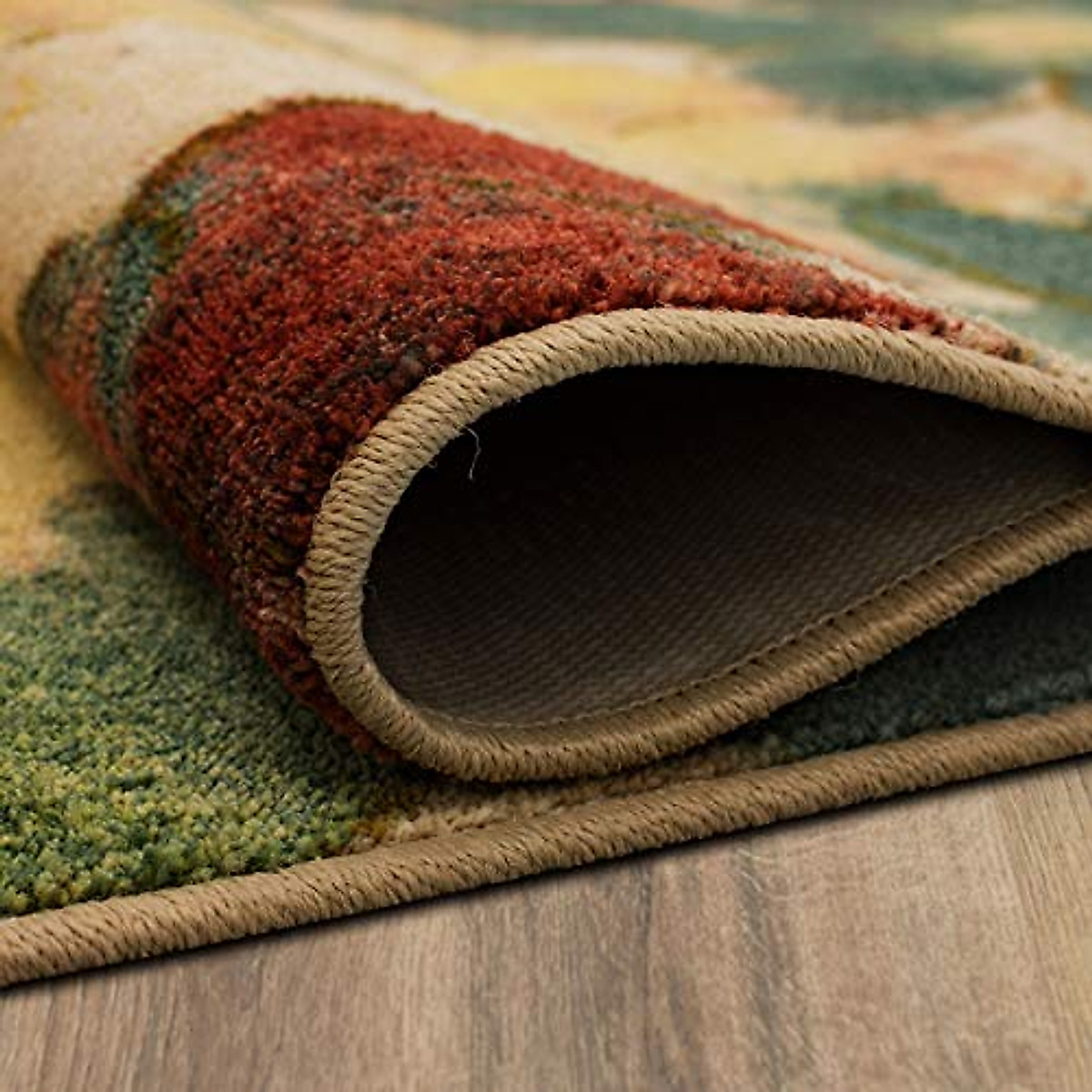 Mohawk Home Aurora Wildflower Light Multicolor Floral Printed Area Rug, 5' x 8', Multicolor