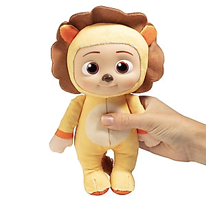 CoComelon 8-Inch JJ Lion & Koala Plush 2-Pack - Officially Licensed Soft & Squishy Stuffed Animal Doll Toys - Gift for Kids, Boys, Girls, Toddlers, Preschoolers - Ages 1-3 - Set of 2