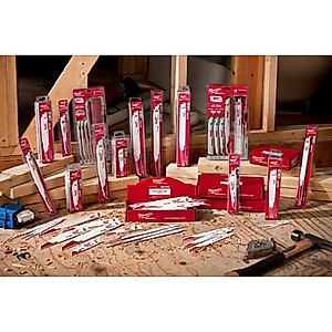 6" L Bi-Metal Reciprocating Saw Blade, 5 pk.