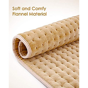 Heating Pads for Back Pain,18"x33" Large Electric Heating Pads with Auto Shut Off,6 Temperature Settings, Fast Heating for Neck Back Shoulder