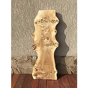 Table top from poplar burl slab, live edge table top, poplar burl, slab burl