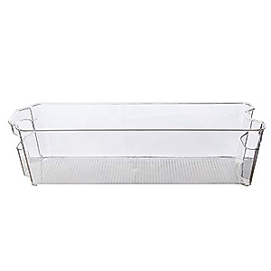 Egg Holders, Fruit Vegetable Organizer Tray Freezer Fridge Drawer Pantry Clear Storage Rack One Color 1