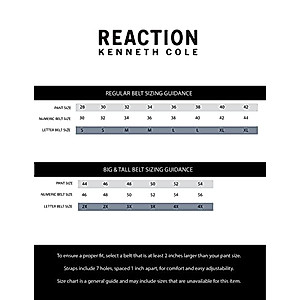 Kenneth Cole REACTION mens Reversible Comfort Stretch Casual apparel belts, Black/Brown Gunmetal, 38 US