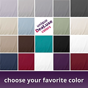 Twin XL Fitted Sheet – Twin XL Fitted Sheets Only 1 Pack Twin XL Sheet Adjustable Bed Sheets Twin XL 16 Inch – XL Twin Fitted Sheet Premium Soft Fitted Sheet Twin XL Fits 14” – 17” Inches – Grey