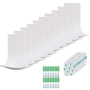 Soap Dispenser Drip Tray, Wall Mount Soap Dispenser Bracket, Laundry Detergent Drip Tray, Easy to Clean(White,10pcs)
