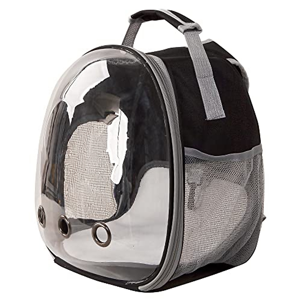 XZKING Guinea Pig Carrier Cage, Clear Breathable Small Animal Carrier for Bird Bunny Bearded Dragon Rat Hamster