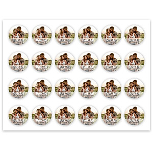 24pcs Personalized Wedding Stickers, Thank You for Coming Stickers, Thank You for Celebrating with Us Sticker, Wedding Stickers for Envelopes, Wedding Favors W44 (24 Pieces)