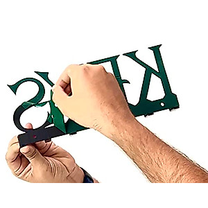 HeavenlyKraft Keys Black Metal Wall Mounted Key Holder Self Adhesive Hooks Keychain Holder Keychain Hanger Metal Key Holder self Adhesive Key Holder for Wall 27 X 11 X 3 cm