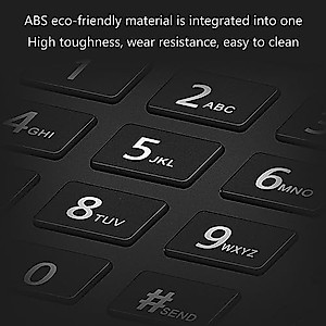 Caller Display Telephone Hands Free Calling Corded Landline Phone Adjustable Landline Telephone for Home Office Hotel Landline Phone for Seniors Answering Machine