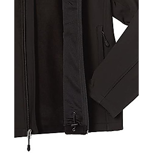 Amazon Essentials Men's Water-Resistant Softshell Jacket, Black, X-Large