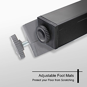 PHI VILLA Outdoor Bar Stools Set of 4, 26” Wicker Seat Counter Height Backless Barstools, Metal Frame Bar Chairs for Patio Kitchen & Dining