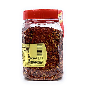 TUTTOCALABRIA Calabrian Crushed Chili Dry Pepper Flakes, Large Shaker, Product of Italy, 250 gm (8.81 oz) All Natural, Non-GMO, Product of Italy
