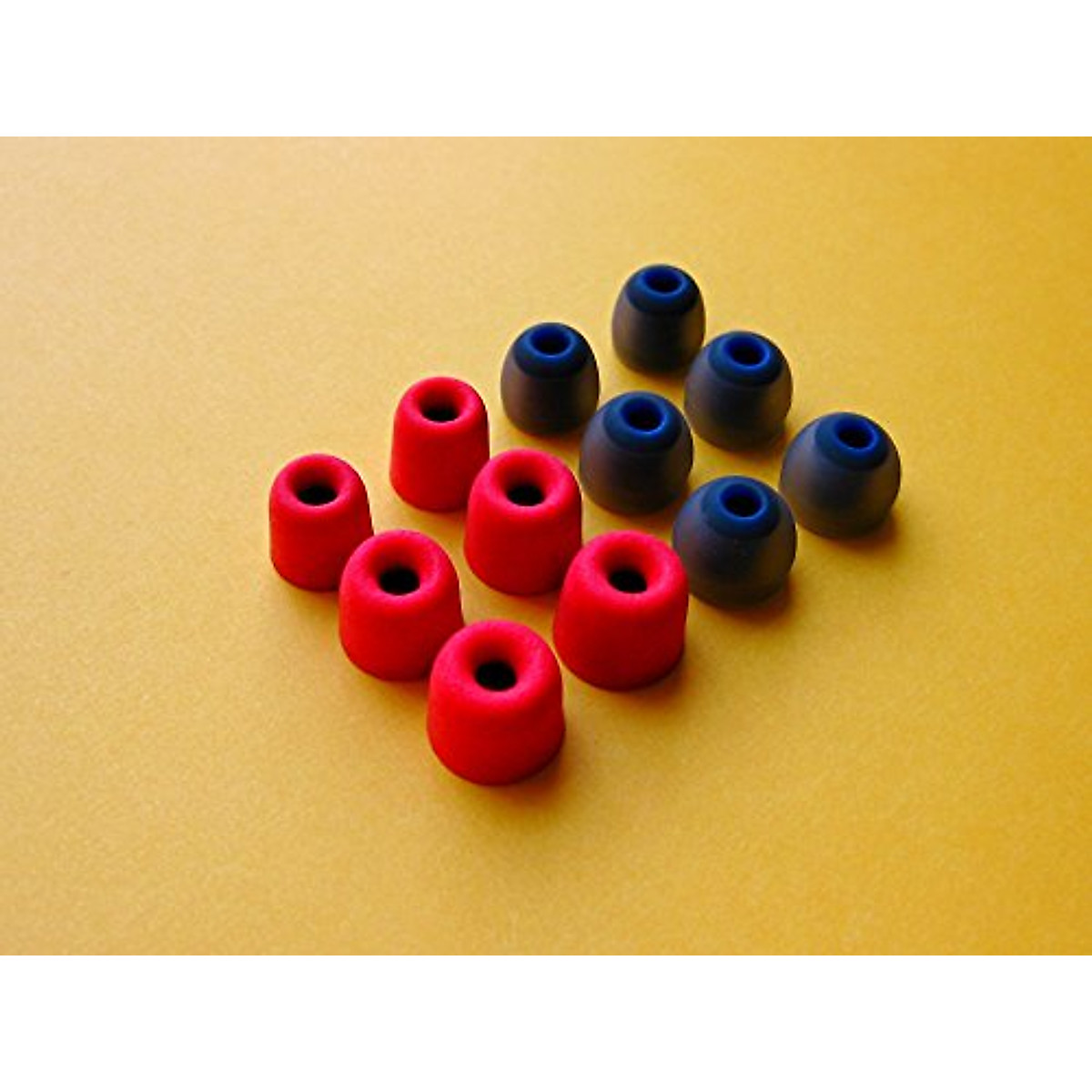 12pcs (RDMF-B)- S/M/L Premium Memory Foam and Round Replacement Earbuds Eartips Set Compatible with Jaybird Bluebuds X Earphones Headphones