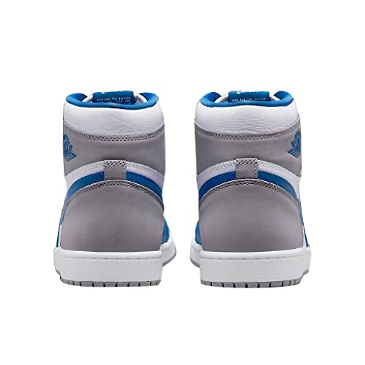 Men's Jordan 1 Retro High OG True Blue/White-Cement Grey (DZ5485 410) - 12