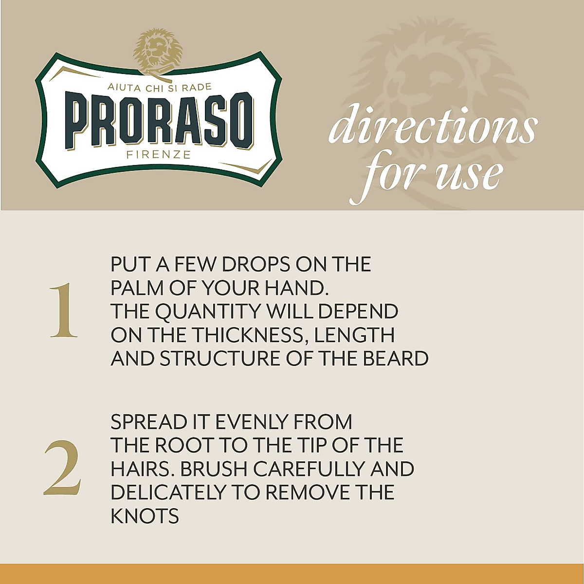 Proraso Beard Oil for Men to Tame, Smooth and Condition Beard Hair - Wood & Spice, 1 Fl Oz (Pack of 1)