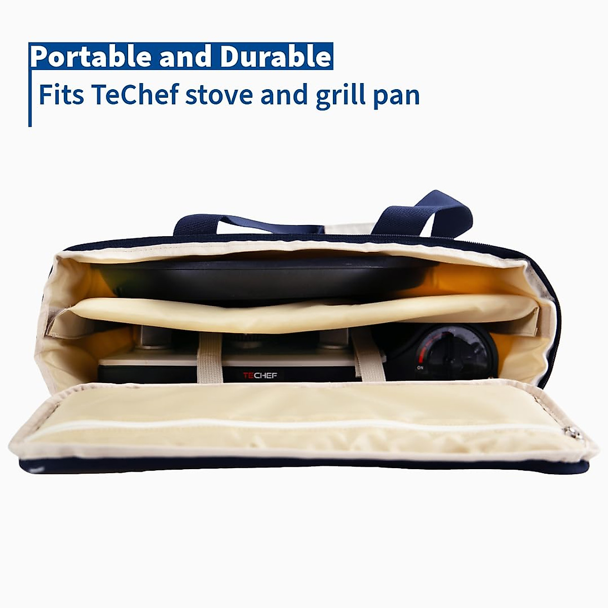 TECHEF - Stovetop Korean BBQ Non-Stick Grill Pan with Agni Portable Gas Stove Burner, Made in Korea (AGGPCB)