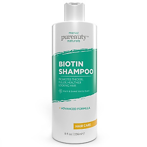 Biotin Shampoo for Thinning Hair and Hair Loss, Biotin Shampoo and Conditioner, Hair Loss Shampoo & Hair Thickening Shampoo for Men, Amazing Hair Thickening Shampoo for Men & Women - Pureauty Naturals