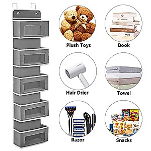 LLdress 5-Shelf Over The Door Organizer,Hanging Storage Organizer,Baby Organizer for Nursery, Pantry, Closet