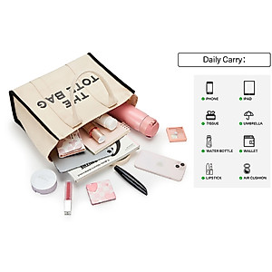 Fancy Forest The Tote Bag For Women,Womens Tote Bags with zipper,Canvas Tote Purse Can shoulder/crossbody,Handbag