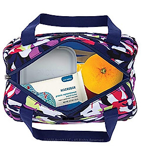 PackIt Freezable Hampton Lunch Bag with Shoulder Straps, Bright Floral