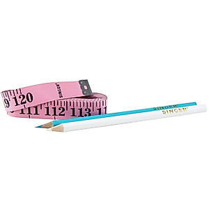SINGER 00310 Tape Measure and Marking Pencil Combo,