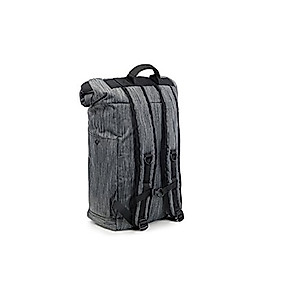 Revelry Supply The Drifter - Smell Proof, Water Resistant, Lockable, Rolltop Travel Backpack for Outdoors, Nature, Exploring (Stripped Dark Grey)