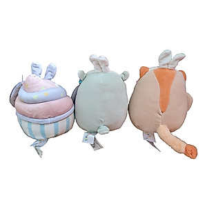 Squishmallows Kellytoy 2023 Easter Squad 5" Set of 6 Mini Plush Doll Toy (Style D)