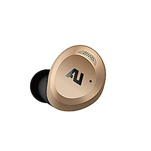 ausounds AU-Stream Hybrid Bluetooth True Wireless Hybrid Active Noise Cancelling Earbuds with Touch Controls, Wireless Charging Case, and Premium Dynamic Drivers, Gold