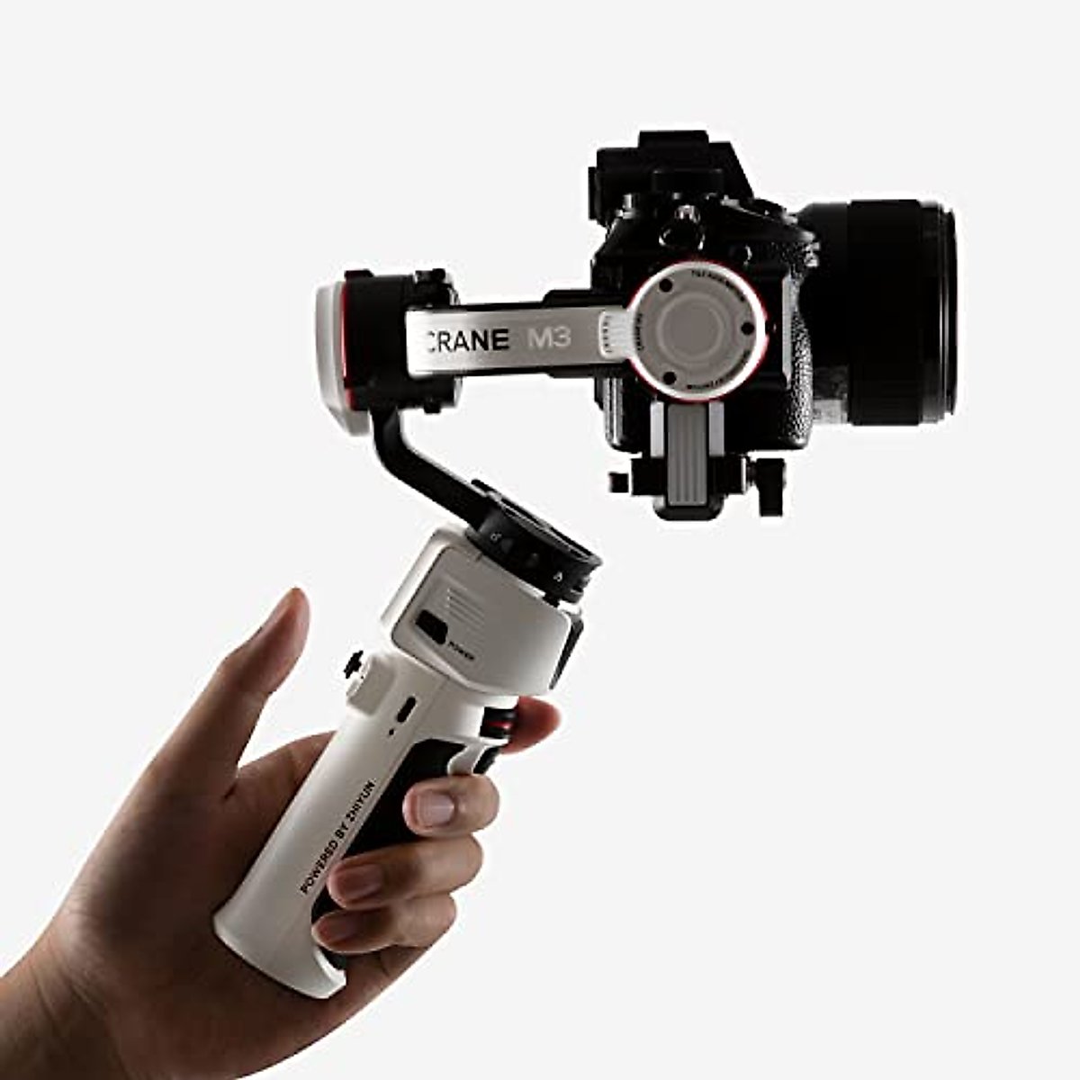 Zhiyun Crane M3 Gimbal 3-Axis Handheld Stabilizer All in One Design for Mirrorless Cameras,Smartphone,Action Cameras(Crane M2 Upgrade Version 2021)