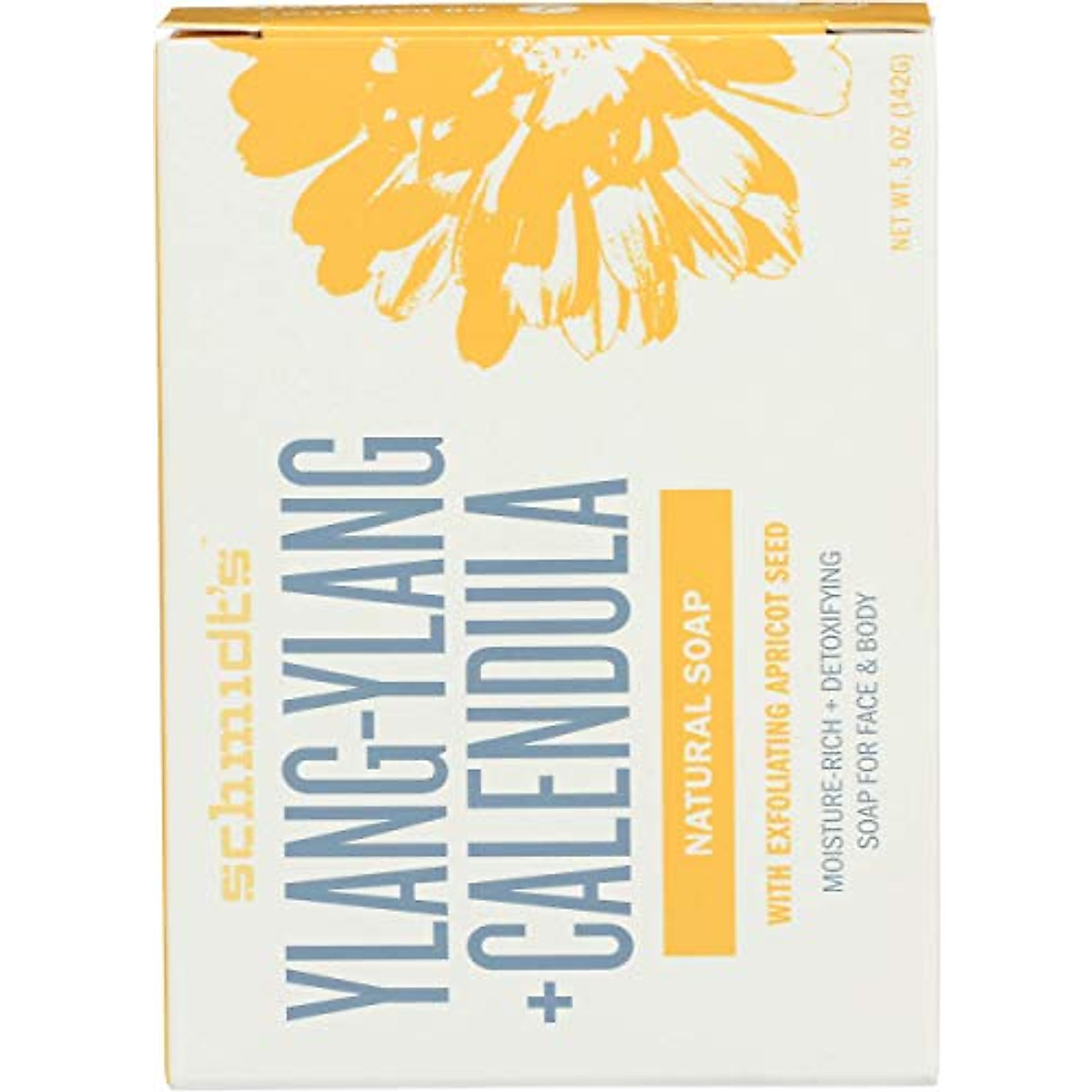 Schmidt's Ylang-ylang Calendula Natural Bar Soap, 5 Oz